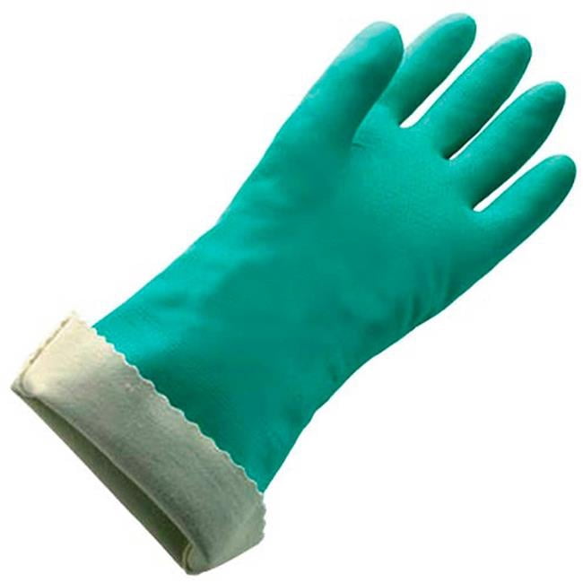 MAPA Gloves RCP 396915 Flock Lined Large Nitrile Gloves - Green - 22 ...