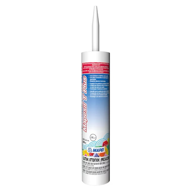 MAPEI Mapesil T Plus 100% Silicone Sealant, Waterproof & Flexible Caulk ...