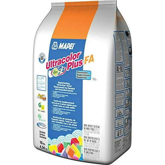 MAPEI Ultracolor Plus FA Powder Grout - 10LB/Bag - (104 Timberwolf ...