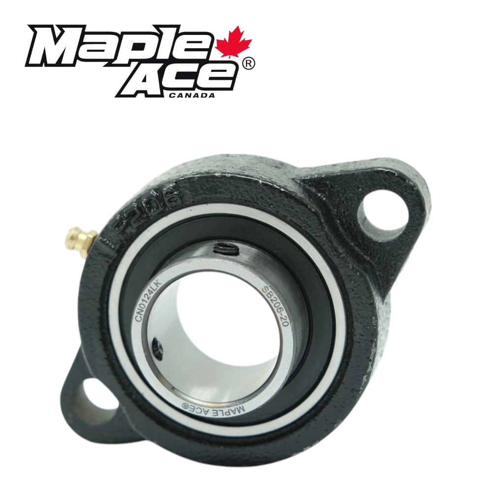 MAPLE ACE SBLF201-8 Flange Bearing 1/2" Bore, 2-Bolt, Self-Aligning ...
