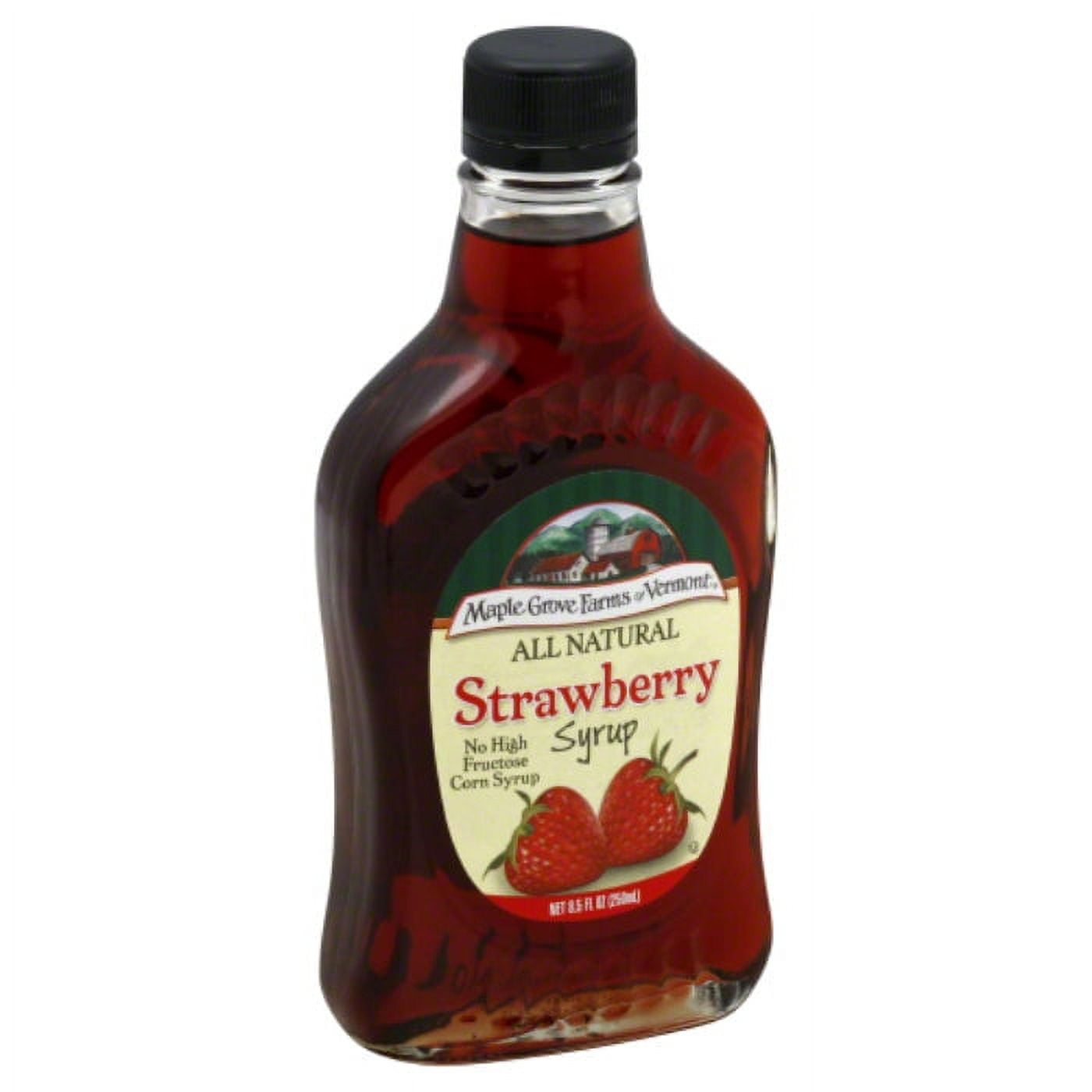 MAPLE GROVE SYRUP NTRL STRAWBRY 8.5 OZ - Pack of 6 - Walmart.com