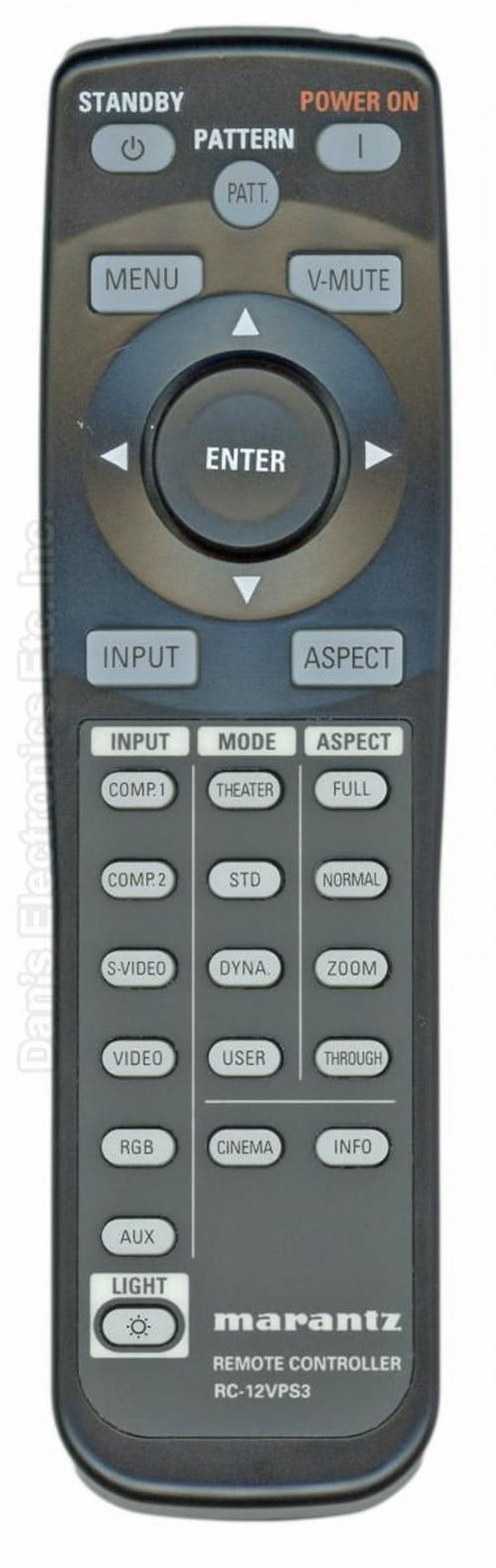 MARANTZ RC12VPS3 Projector Remote Control - Walmart.com