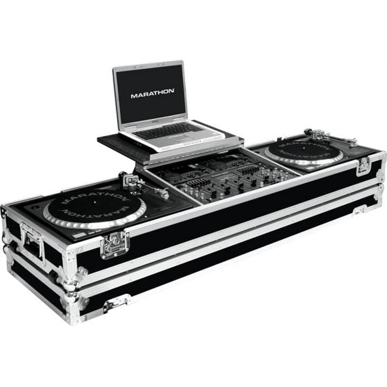 MARATHON PROFESSIONAL MA-DJ19WLTSTANDA Holds 2 Turntables In Standard ...