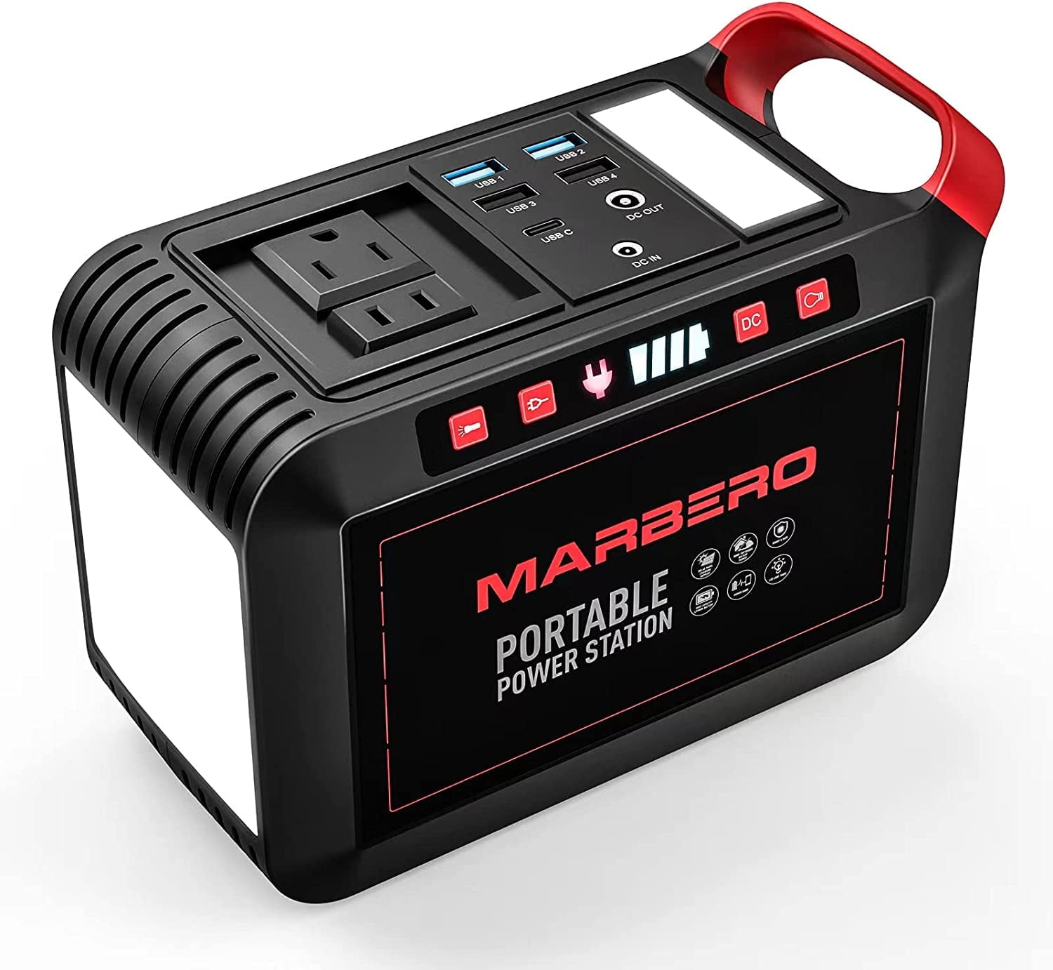MARBERO 200W Continuous / 270W Peak Portable Power Supply - Walmart.com