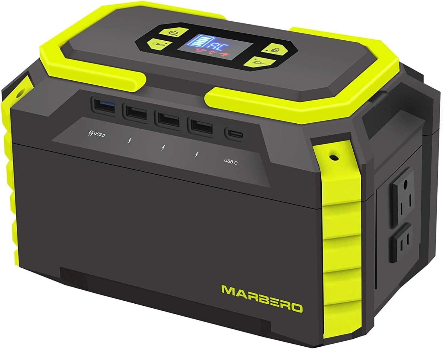 MARBERO Portable Power Station 150Wh Camping Solar Generator Laptop ...