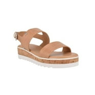 LifeStride Womens Yuma Faux Leather Lizard Print Wedge Sandals ...