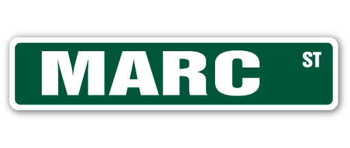 MARC Street Sign Childrens Name Room Sign | Indoor/Outdoor | 30" Wide ...