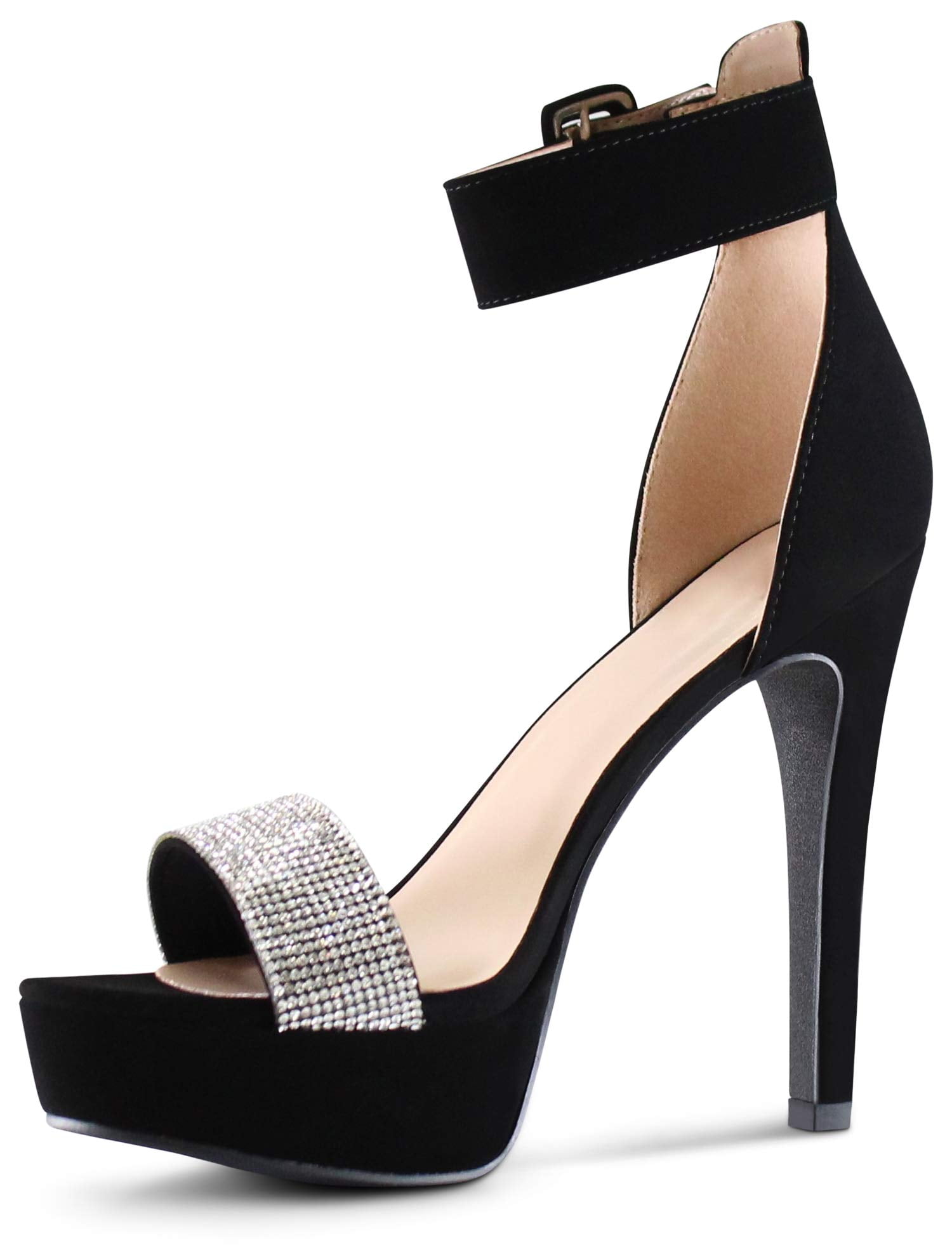 MARCO REPUBLIC Naples Women's Open Toe High Heel Sandals Platform Shoes ...