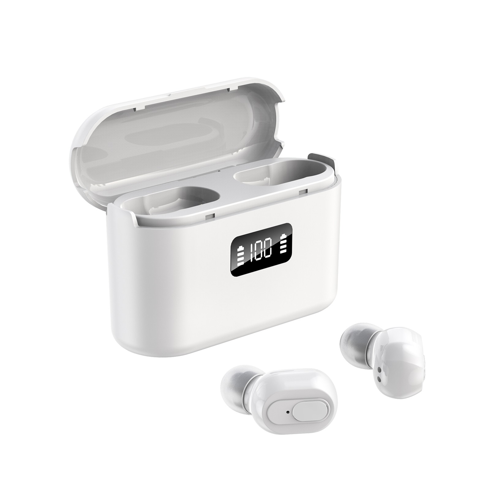 MARCUVMK J22 Bluetooth 5.0 Wireless Headset HD 9D Stereo With Digital ...