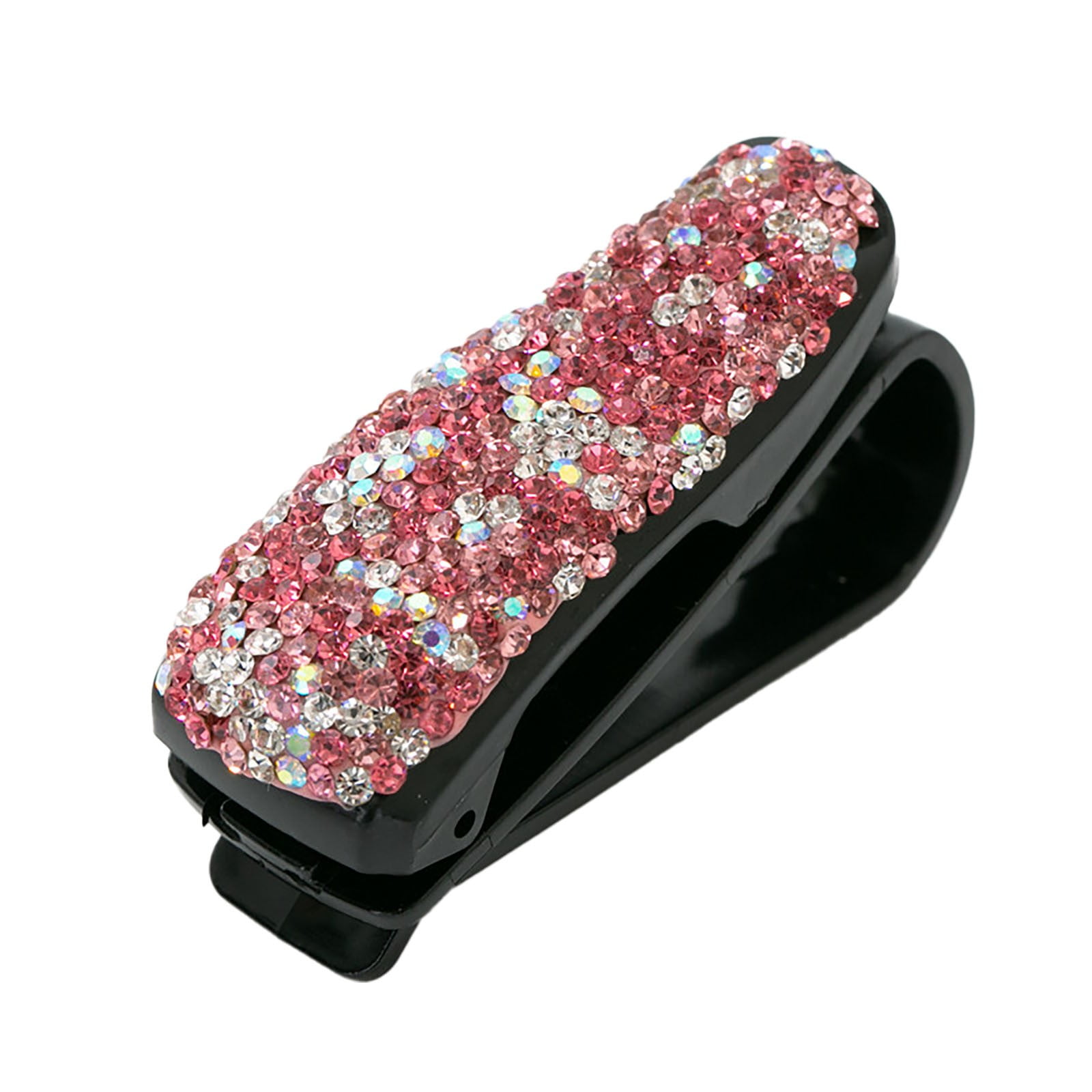 Marcuvmk New Car Glasses Clip With Diamonds Creative Car Glasses Clip Bill Holder
