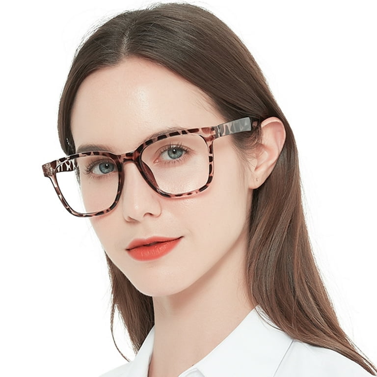 MARE AZZURO Oversize Square Reading Glasses for Women Oversized Trendy ...
