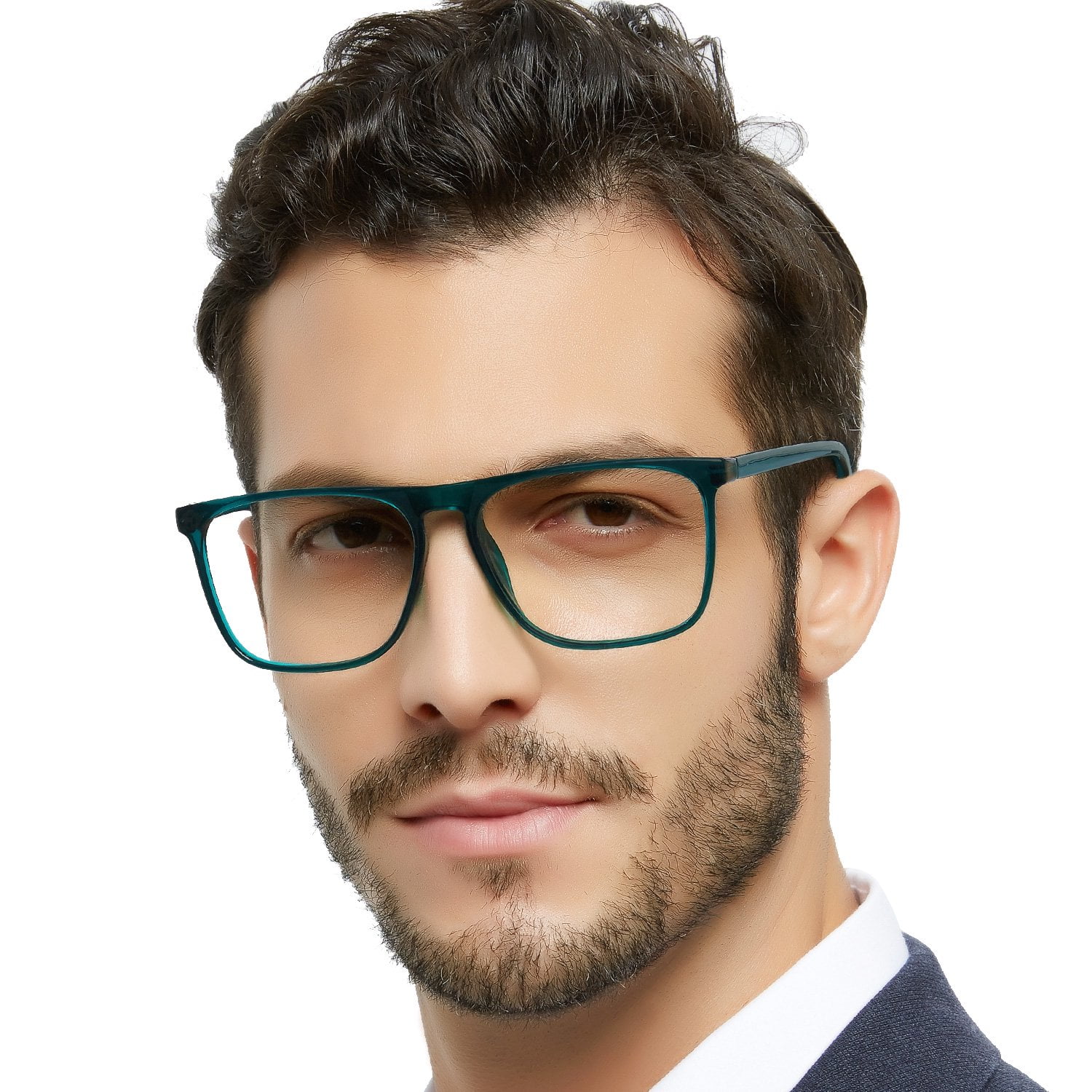 MARE AZZURO Reading Glasses Men Rectangle Reader 0 1.0 1.25 1.5 1.75 2. ...
