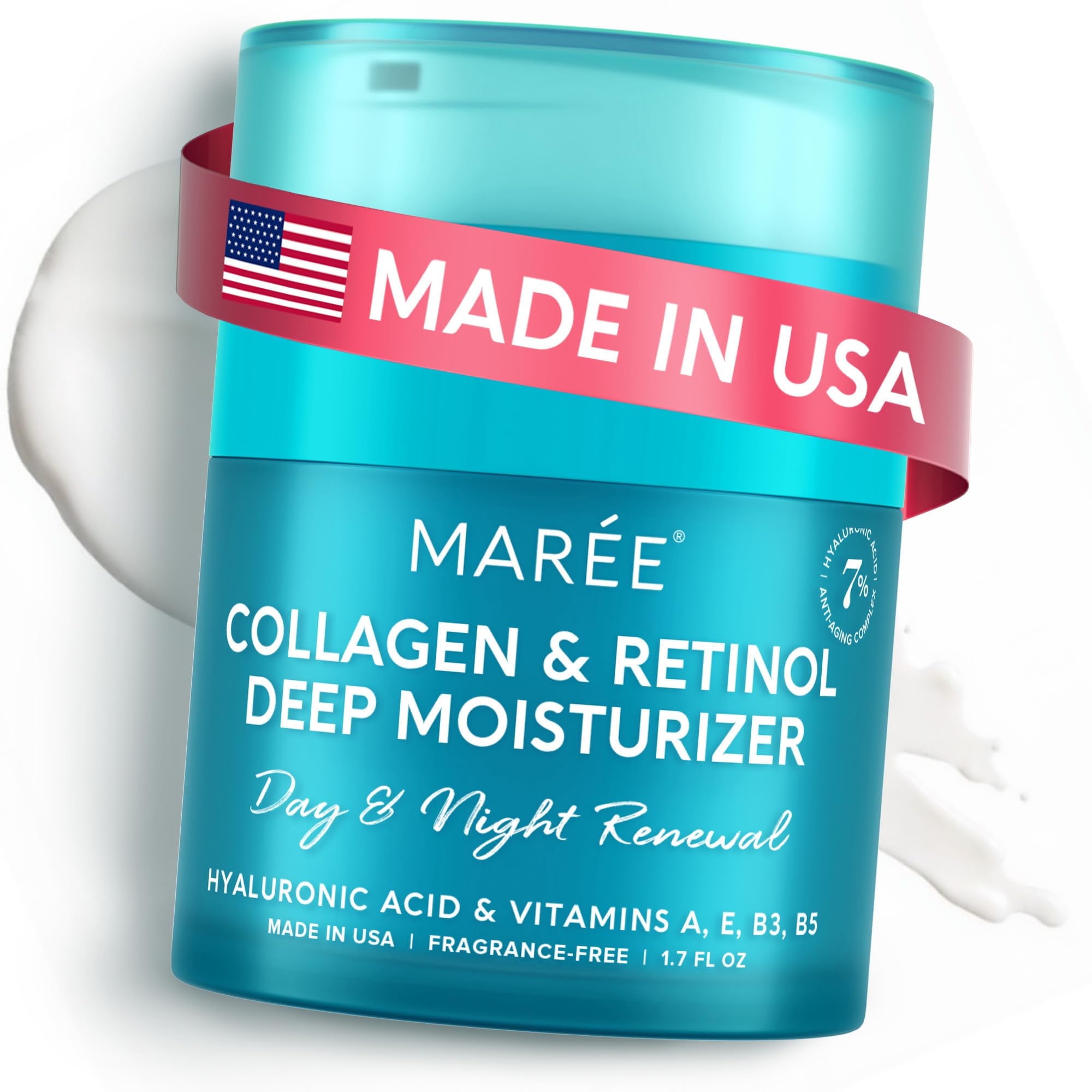 MAREE Face Moisturizer Retinol Cream for Face - Wrinkle Cream for Women ...