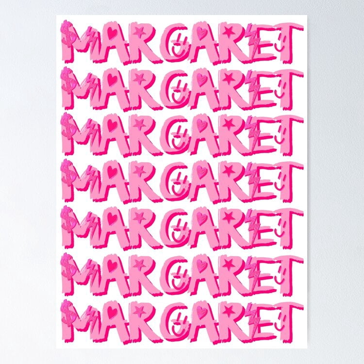 MARGARET name Poster - KIRA.1099, UNFRAMED-12x18 - Walmart.com