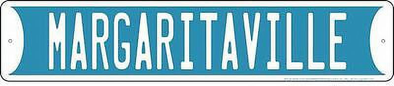 MARGARITAVILLE METAL STREET SIGN 24 X 5" RD JIMMY BUFFETT BEACH HOUSE ...
