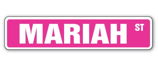 MARIAH Street Sign Childrens Name Room Sign | Indoor/Outdoor | 36" Wide ...