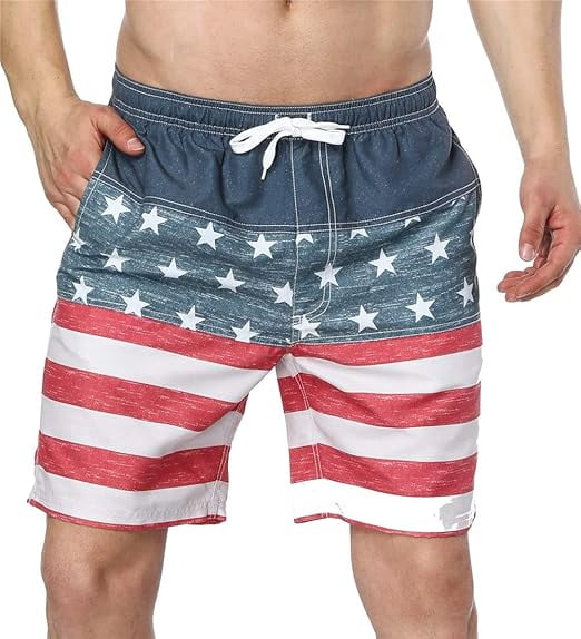 MARINA THREADS Mens Bathing Trunks Swimwear Board Short - Walmart.com