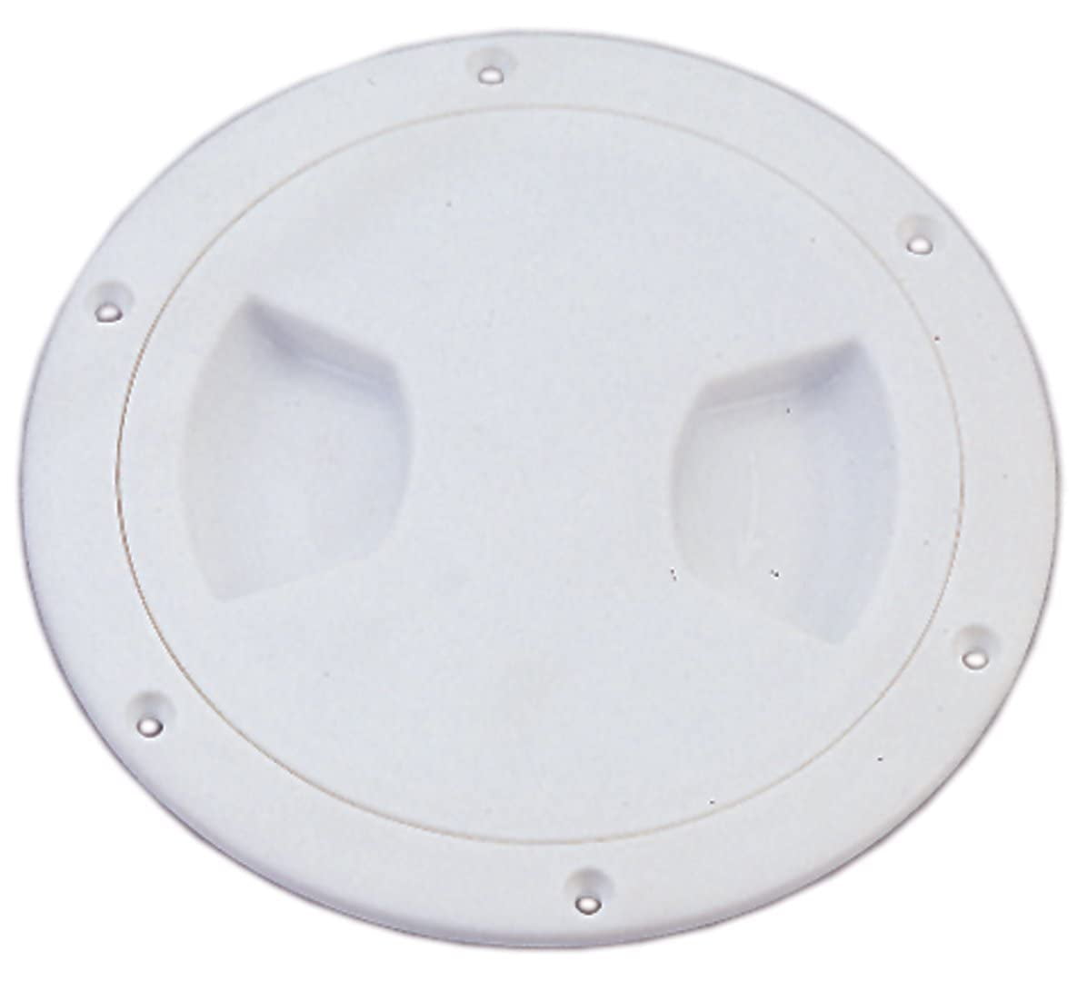MARINE BOAT WHITE PLASTIC DECK PLATE 4"D WATERPROOF INSPECTION BAYONET ...