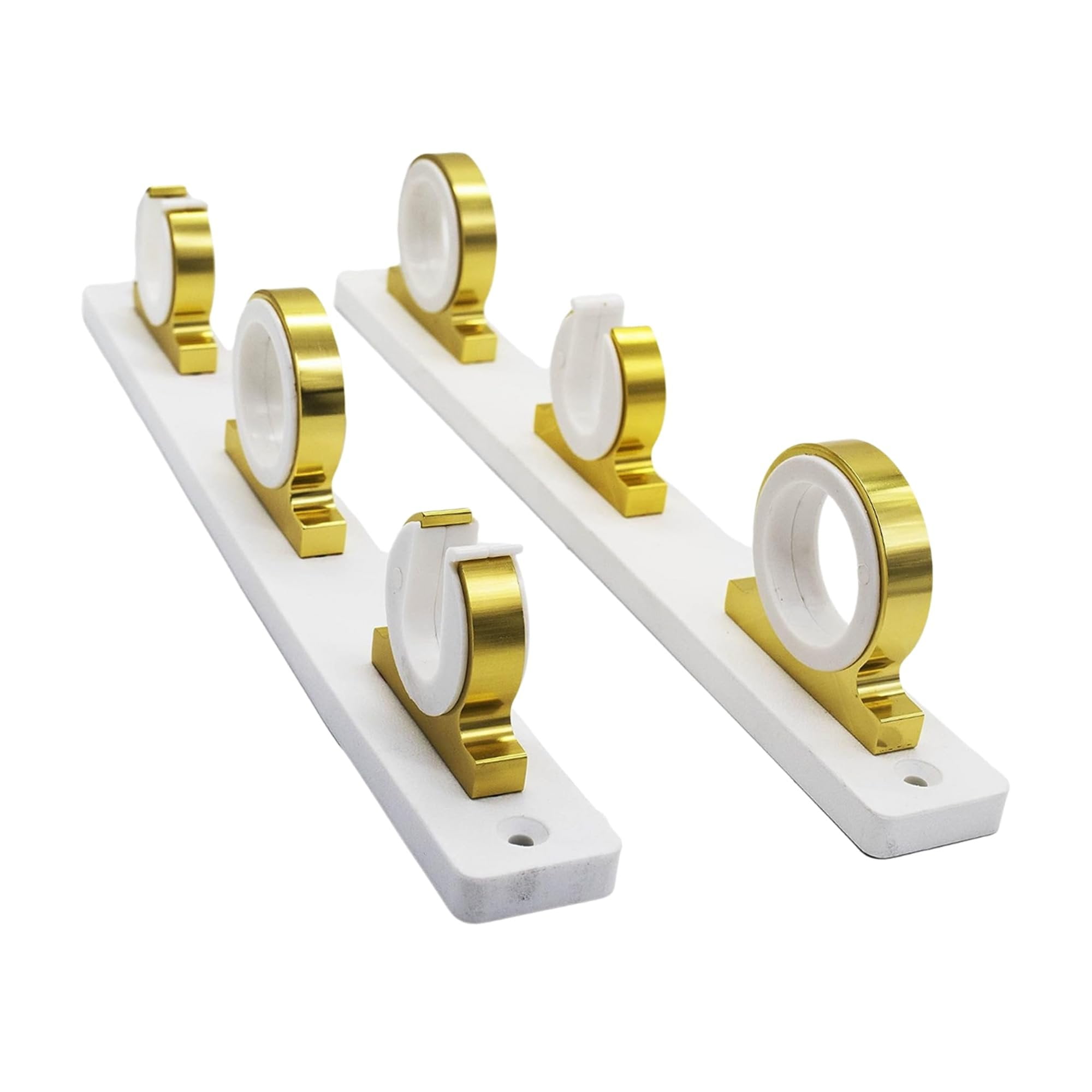 MARINE CITY 3-Rod Reel White Poly Board Aluminum Bright Gold Anodizing ...