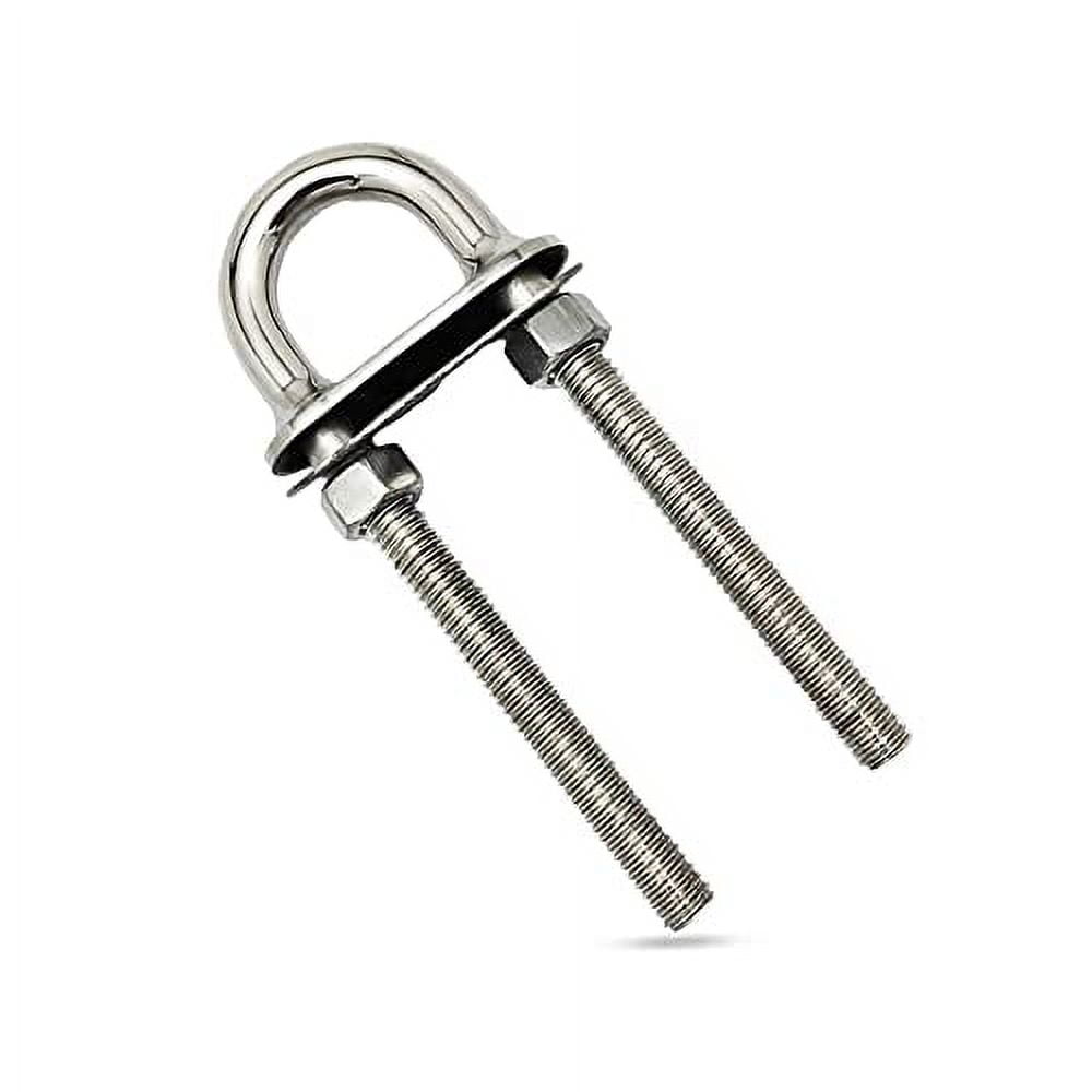 MARINE CITY 304 Stainless Steel Bow Eye U-Bolt - 3/8 Inches Welding ...
