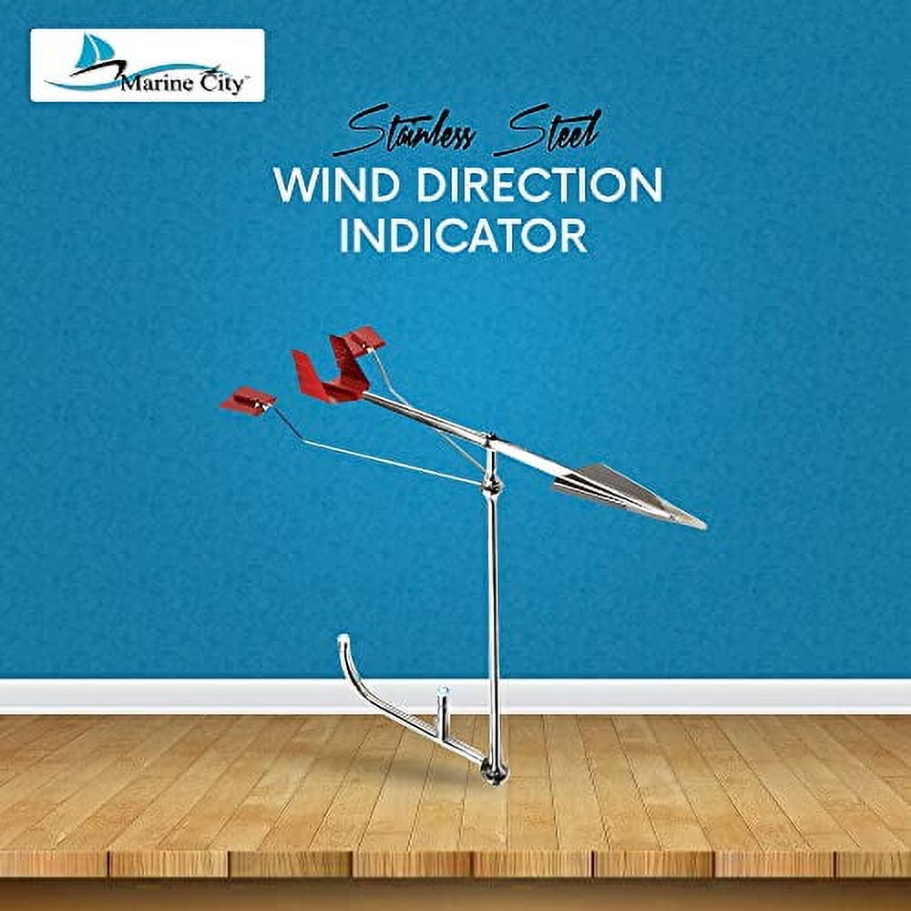 MARINE CITY 316 Grade Stainless Steel Marine Sailboat Masthead Wind ...