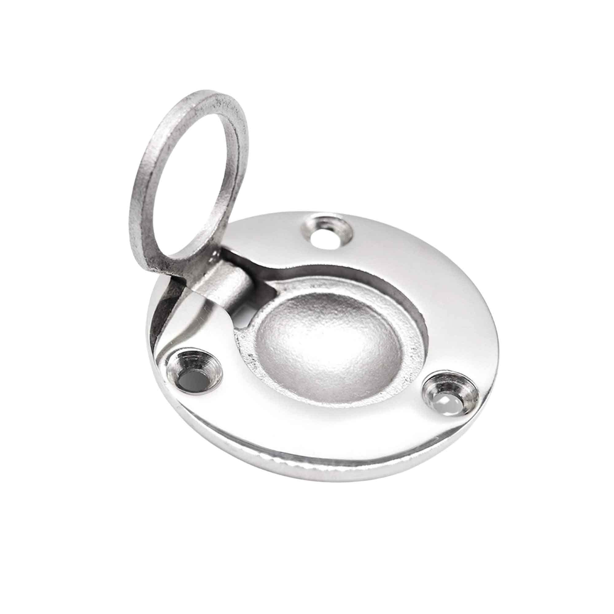 MARINE CITY 316 Grade Stainless Steel Round Flush Boat Hatch Lift Ring ...