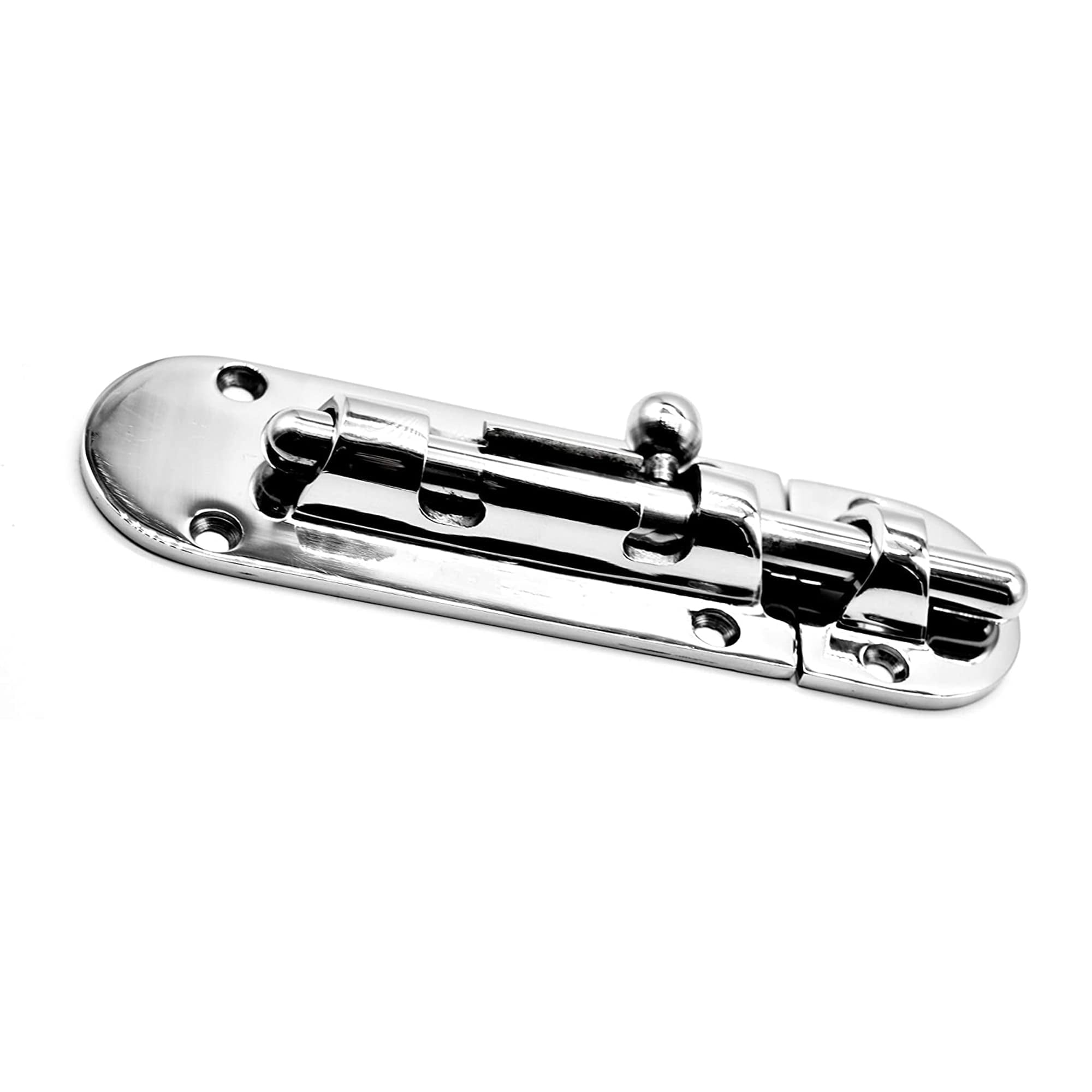 MARINE CITY Barrel Bolt Door Latches, 316 Stainless Steel, 5-1/4 × 1-1/ ...
