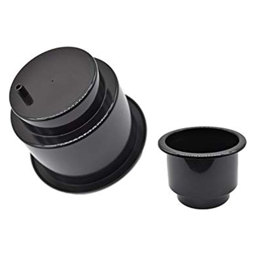 MARINE CITY Black Plastic Cup / Drink Holder with Offset Drain Hole 1 ...