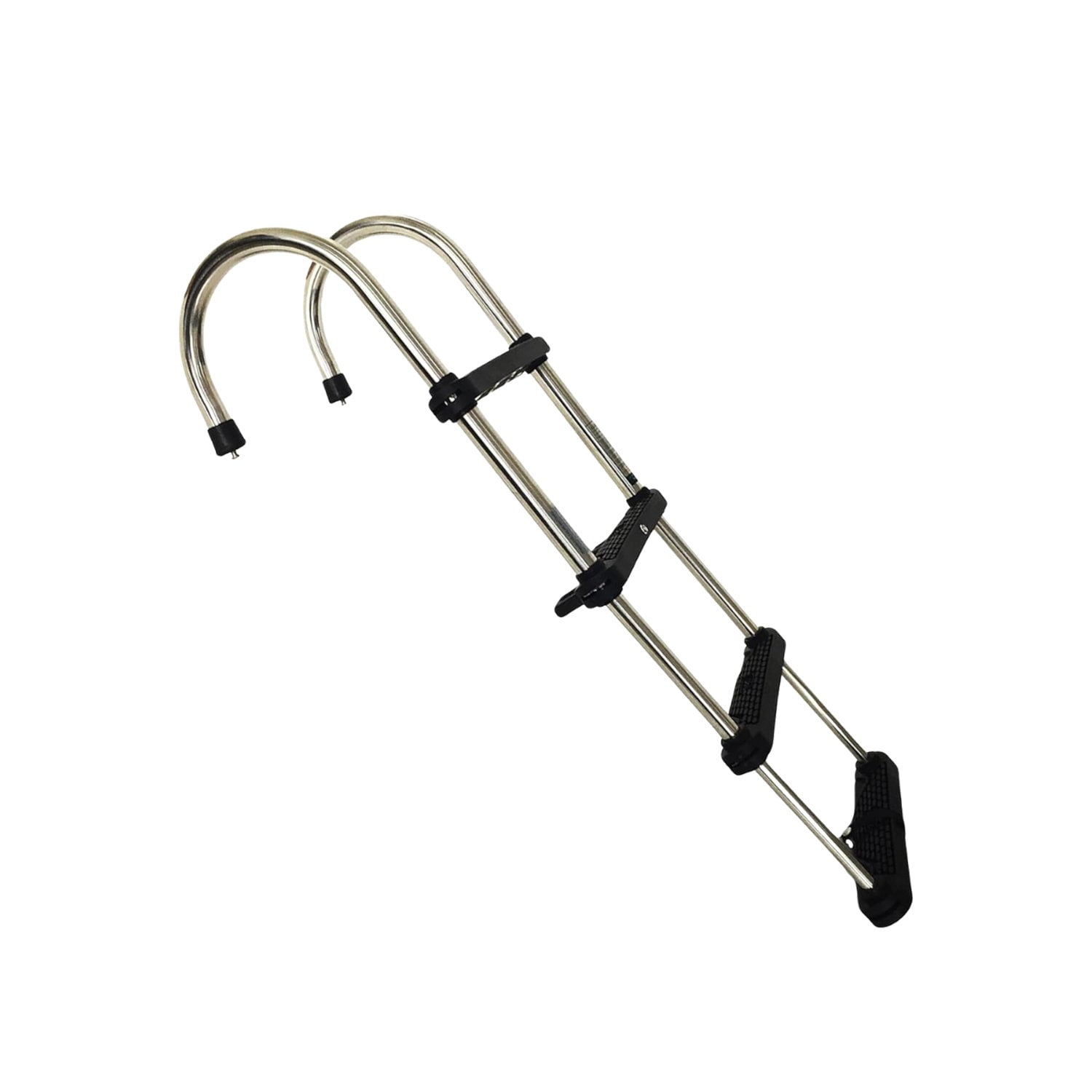 Marine City 4-Step Telescoping Ladder, Stainless Steel, Removable ...