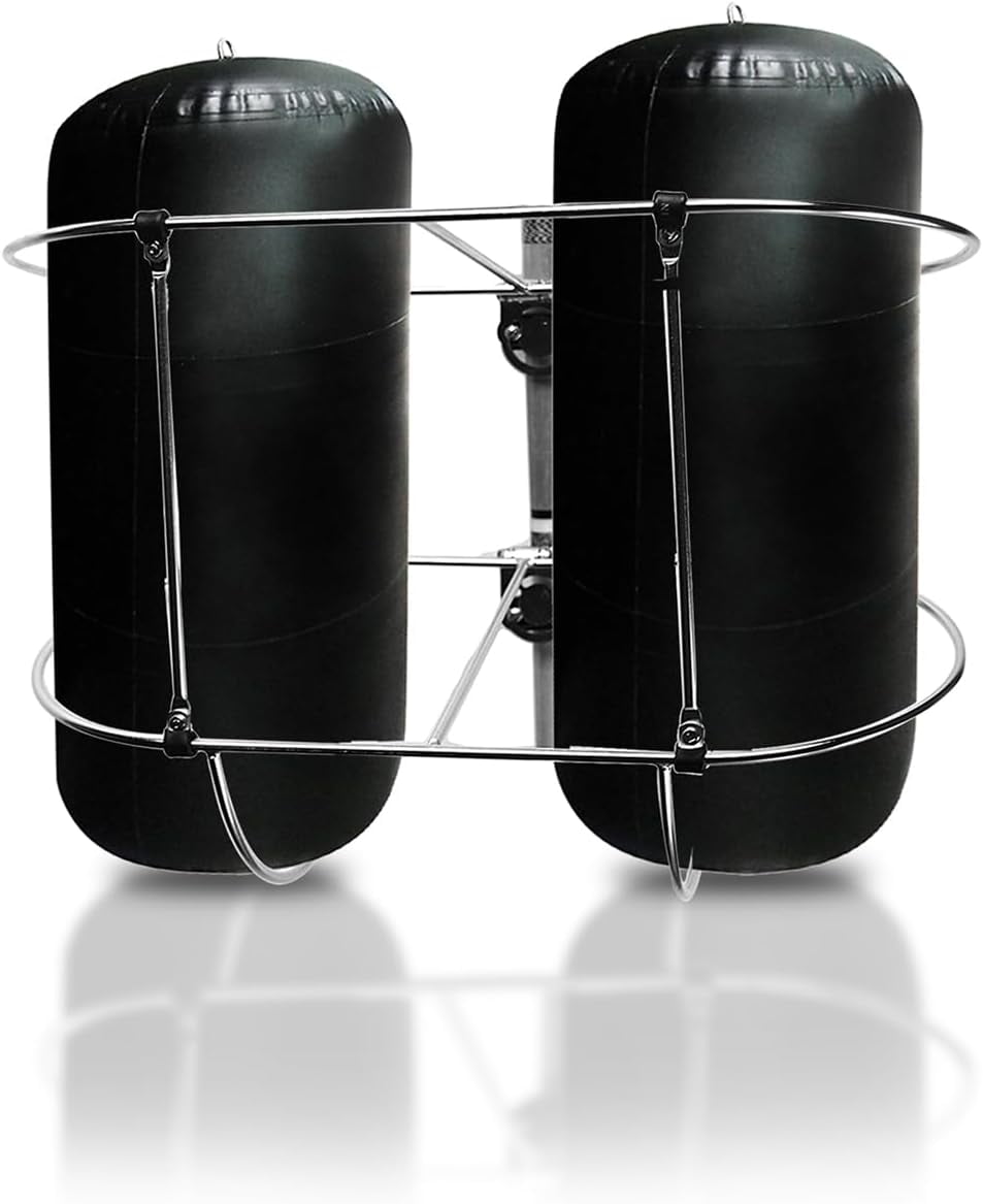 MARINE CITY Stainless-Steel Double Strong and Durable Rack Gloss Finish ...