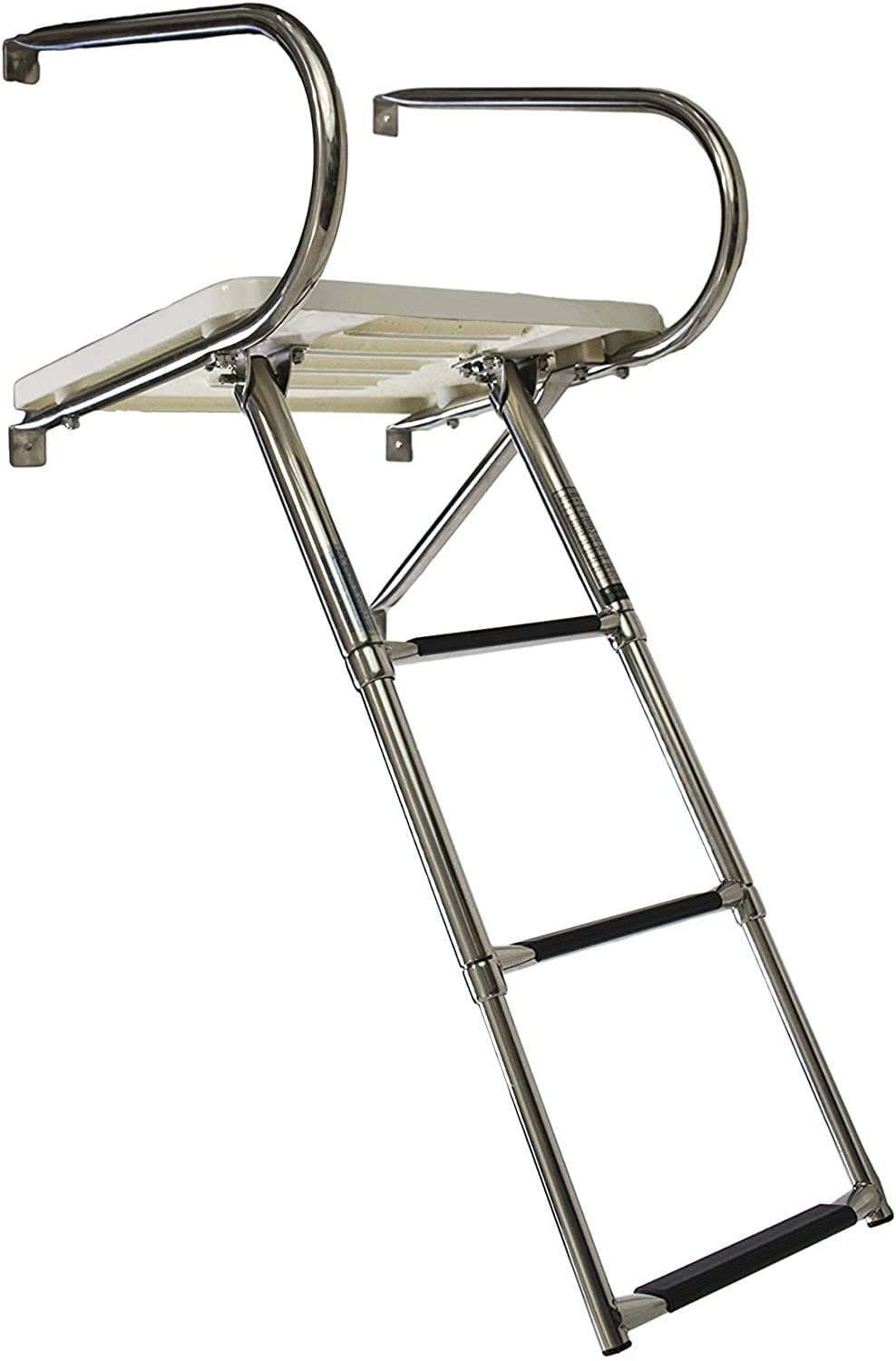 MARINE CITY Stainless Steel Inboard/Outboard Telescopic Swim Platform 3 ...