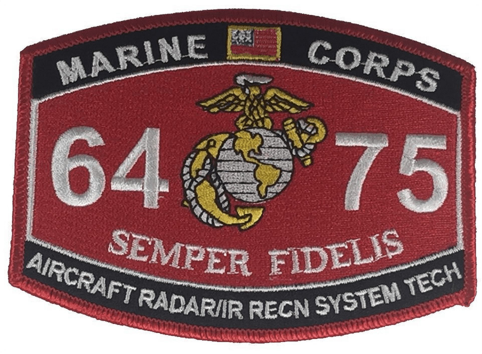 MARINE CORPS 6475 AIRCRAFT RADAR IR RECON SYSTEM TECH SEMPER FIDELIS ...