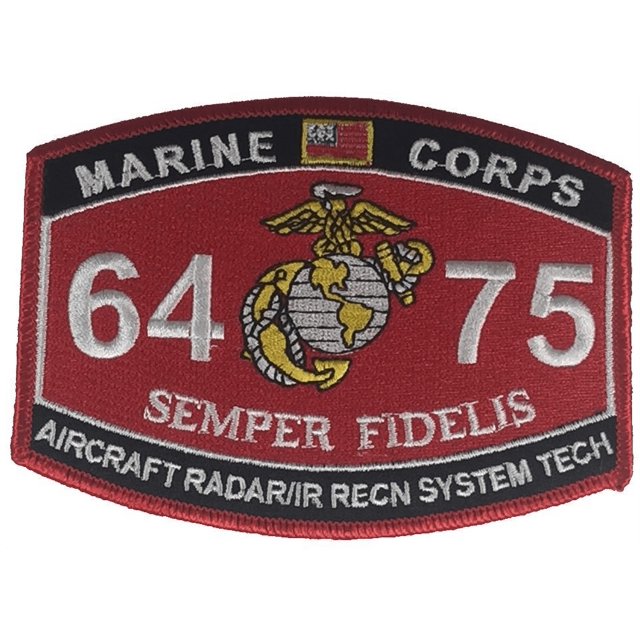 MARINE CORPS 6475 AIRCRAFT RADAR IR RECON SYSTEM TECH SEMPER FIDELIS ...