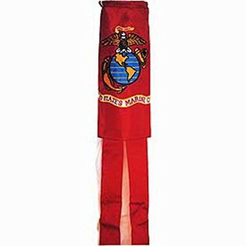 MARINE EGA USMC MARINES Embroidered Flag Windsock 60" OFFICIALLY ...