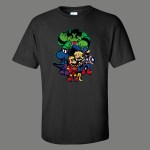 MARIO KOOPA COMICBOOK MASHUP PARODY CARTOONS FUNNY SHIRT* MANY COLORS ...