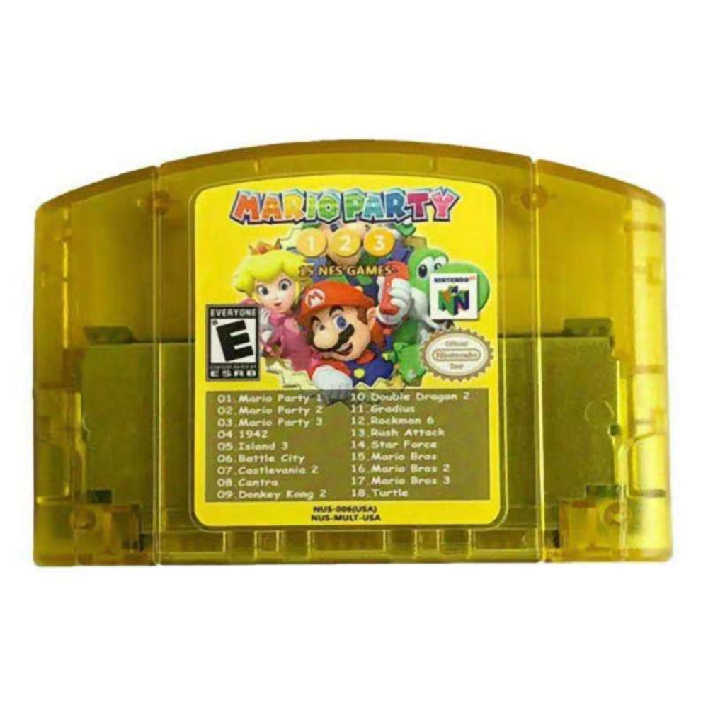MARIO Party 1 2 3 Video Game Cartridge Console Card For Nintendo N64 US ...