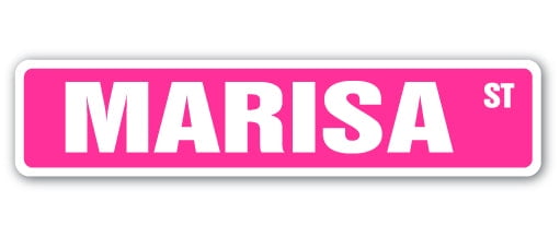 MARISA Street Sign Childrens Name Room Sign | Indoor/Outdoor | 30" Wide ...