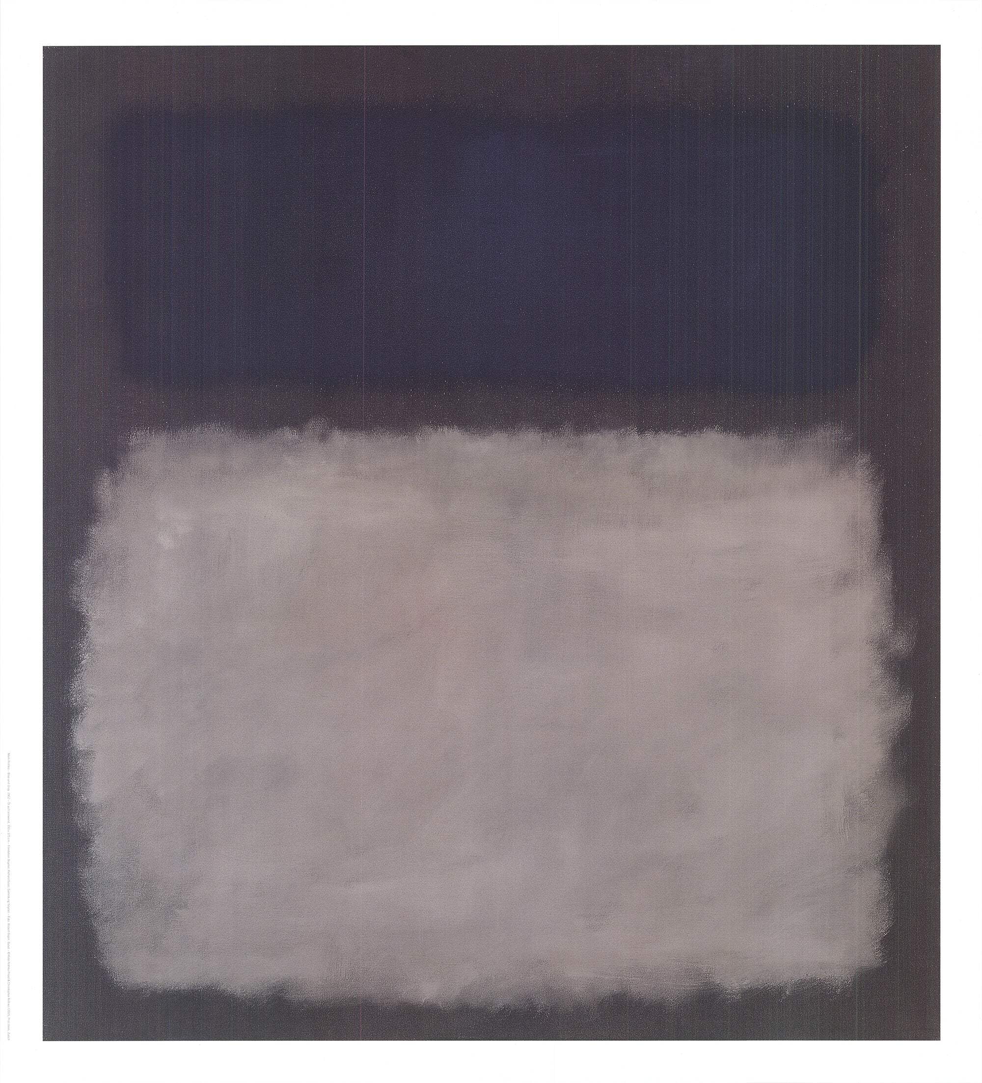 MARK ROTHKO Blue Gray, No Text, 2005 - Walmart.com