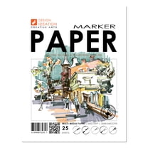 20 Sheets Art Drawing Paper Sketch Pad Smooth Blank Trace Paper Cold ...