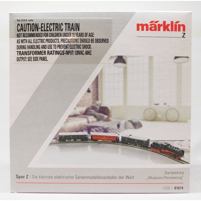MARKLIN Z Scale SPUR Z Mini Electric Train Set Museum Train MRK81874 ...