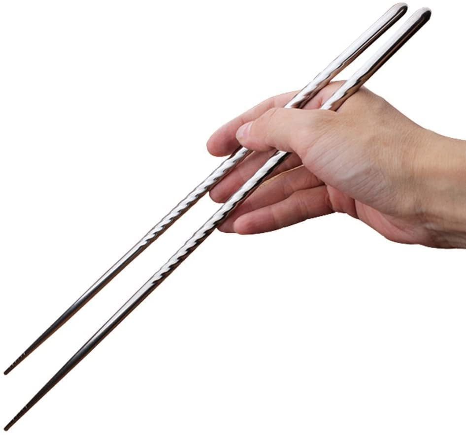 MARMIX Metal Steel Chopstick Stainless Steel Spiral Chopsticks 88 ...