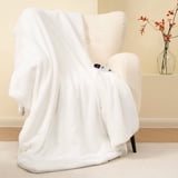 MARNUR Electric Throw Blanket 50"x60", Soft Faux Fur, 6 Heating Levels ...