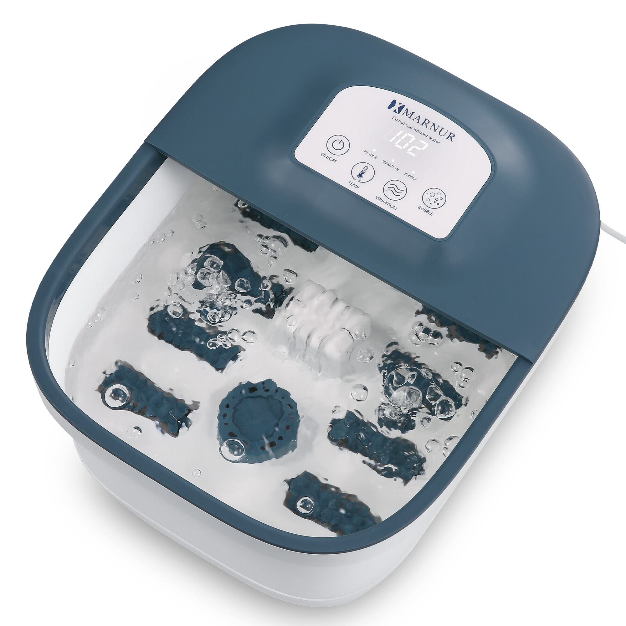 Handheld Massager With Vibration Heat And 4 Attachments