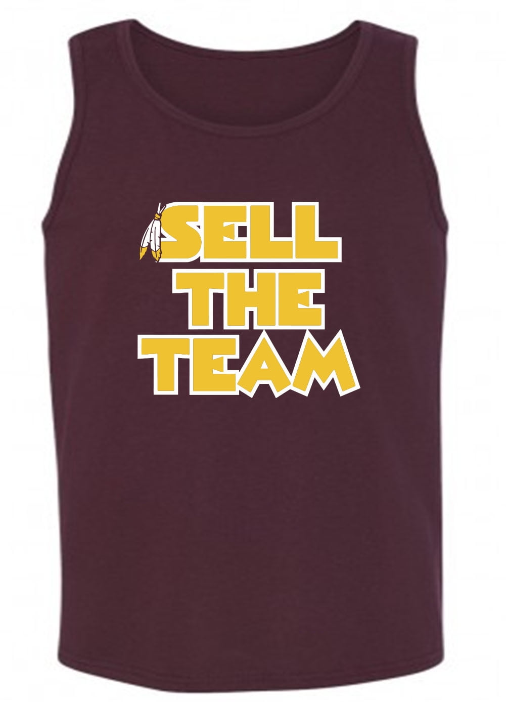 MAROON Football Team Sell The Team Tank Top ADULT - Walmart.com