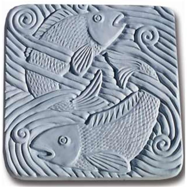 MARQUEE Fish in Water Stepping Stone Paving Mold 2 Piece - Walmart.com