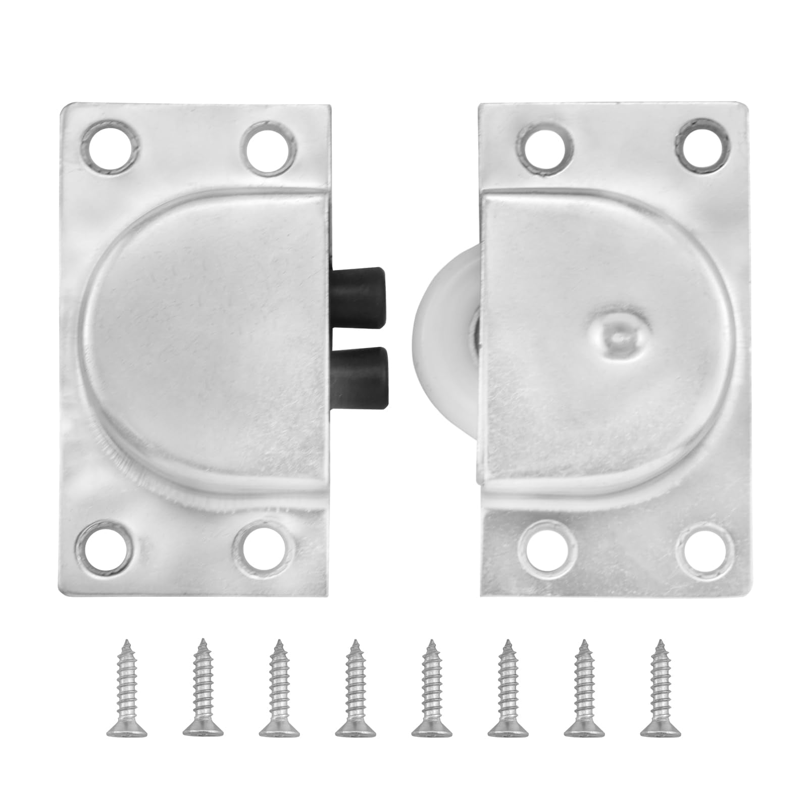 MARRTEUM 1 Sets Sliding Hardware Roller Pulleys, Silent Nylon Single ...