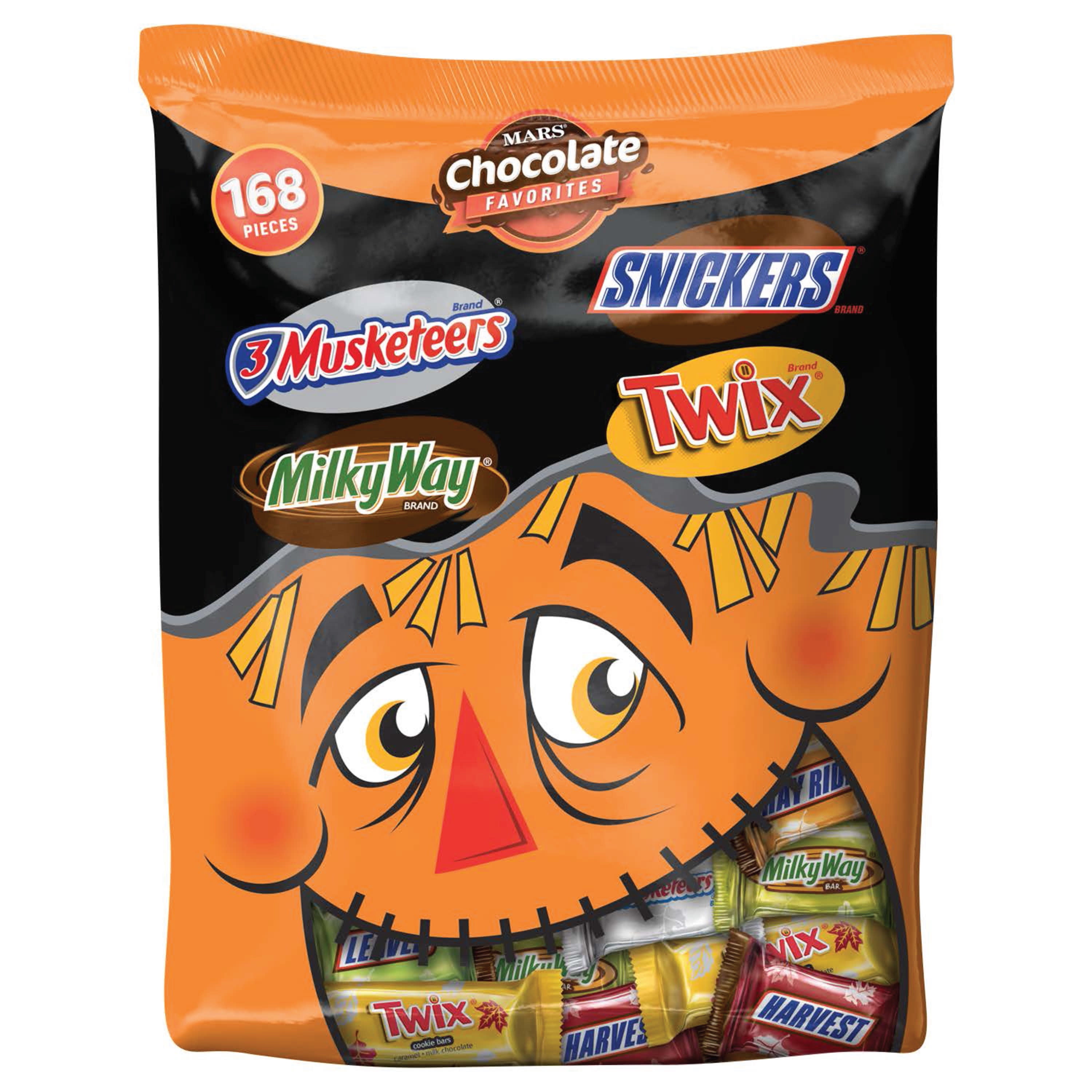 MARS Chocolate Fall Harvest Minis Size Candy Bars Variety Mix - 45.8 oz ...