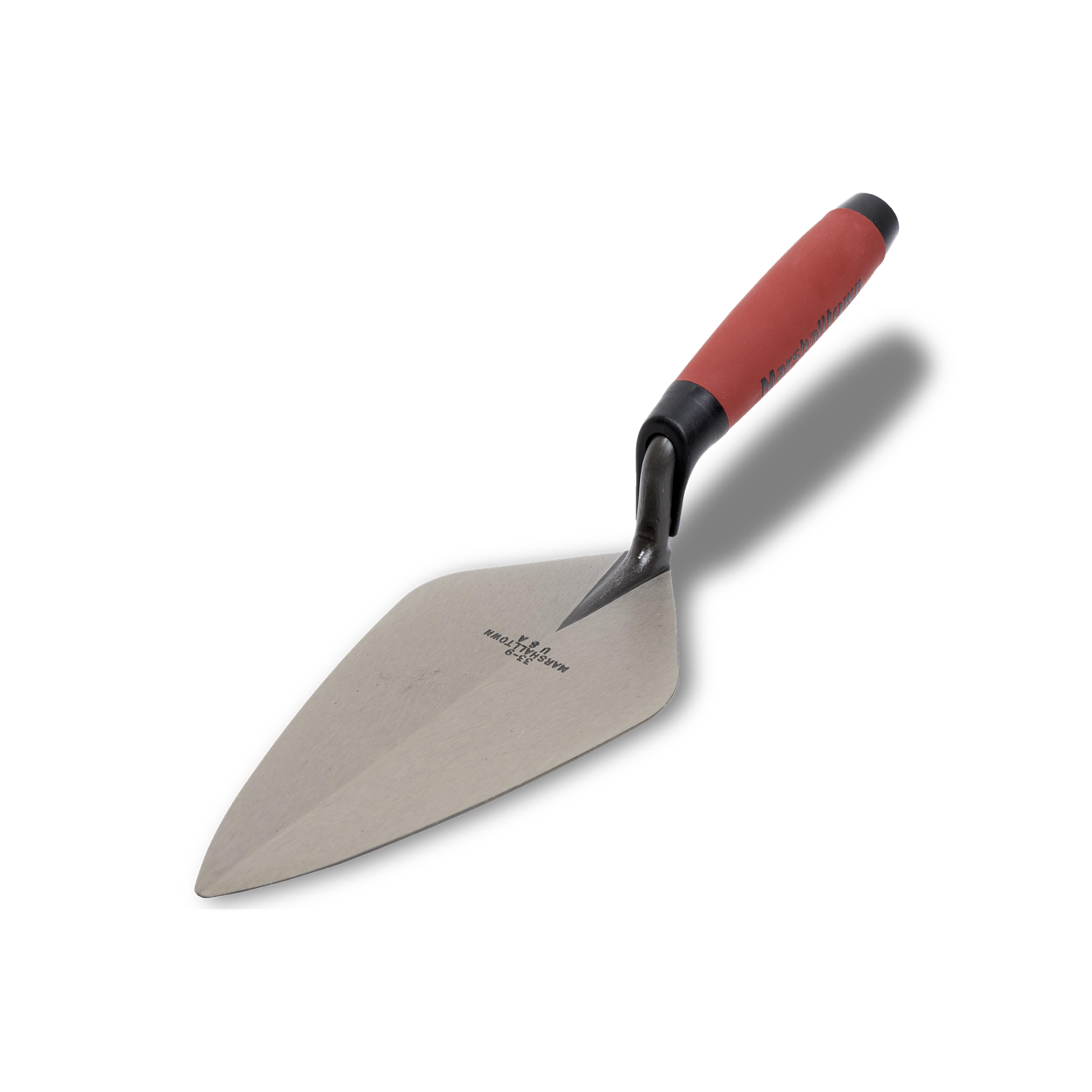 MARSHALLTOWN 33 9.5FG London Brick Trowel, 9.5 x 4.375 Inch Masonry ...
