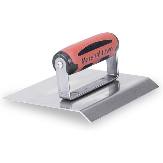 MARSHALLTOWN Chamfer 6-Inch x 6-Inch Stainless Steel Hand Edger, 3/4 ...