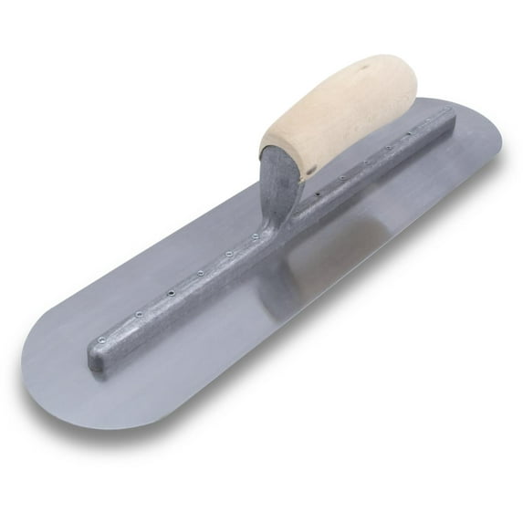 MARSHALLTOWN FTFR363 QLT Fully Rounded Finishing Trowel, 14 x 4 inch ...